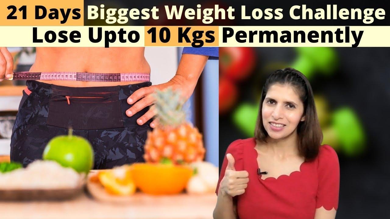 21 Days Biggest Indian Weight Loss Challenge | April Diet & Workout ...